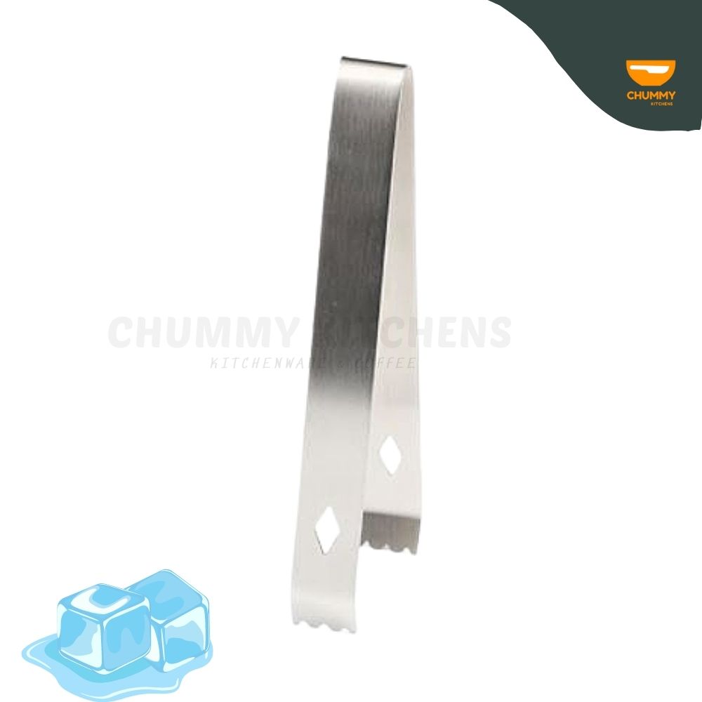 Chummy Kitchen ที่คีบน้ำแข็งสแตนเลส ที่หนีบน้ำแข็ง อุปกรณ์เชคเกอร์ ...