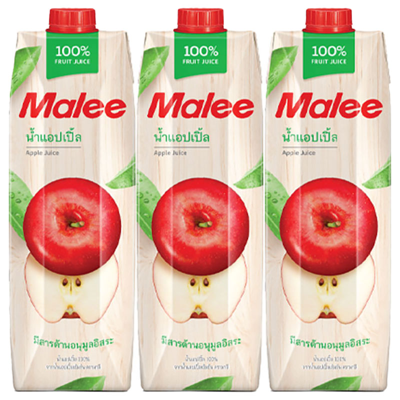 MALEE 100% Apple Juice 1 l x 3 | Makro PRO