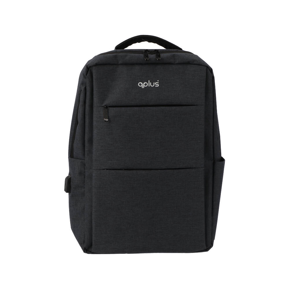 คิวพลัส กระเป๋าโน๊ตบุ๊ค Backpack for Laptop 15 สีดำ | Makro PRO
