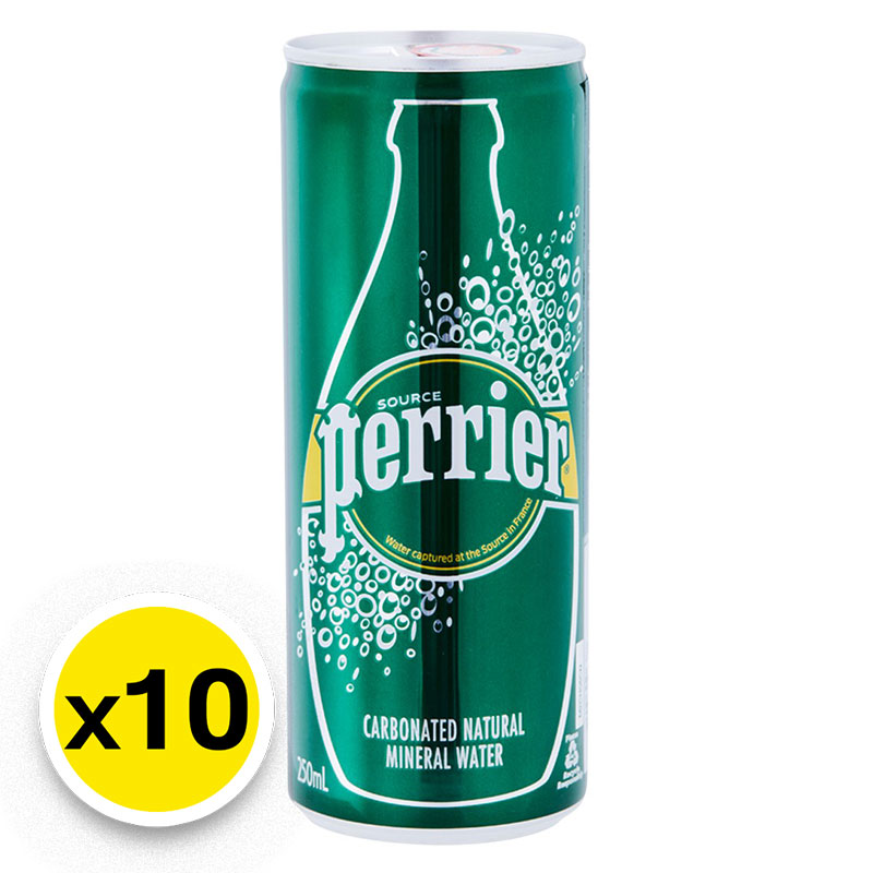 PERRIER Sparkling Natural Mineral Water 250 ml x 10 | Makro PRO