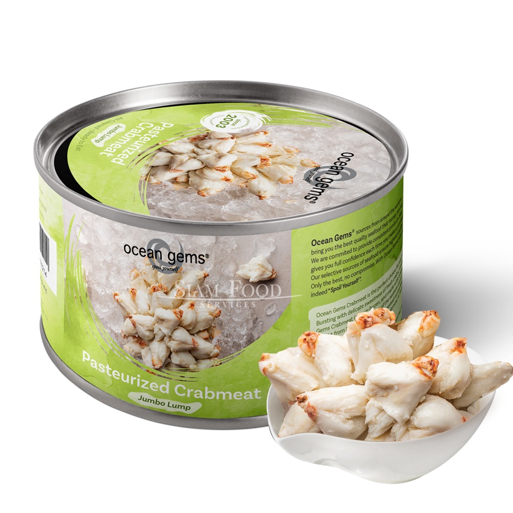 OCEAN GEMS โอเชียน เจมส์ เนื้อปู กรรเชียงปูขนาดใหญ่ CRAB JUMBO LUMP MEAT ขนาด 16 ออนซ์ (454 กรัม ...