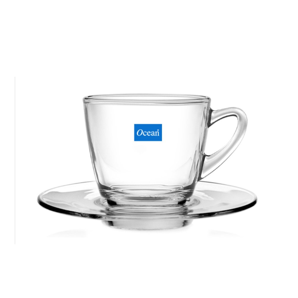 OCEAN แก้วกาแฟ KENYA CUP, 245 ML. & KENYA SAUCER, 6 (Set 2) | Makro PRO