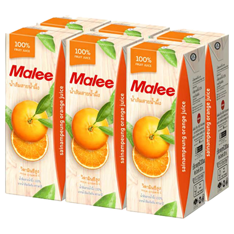 MALEE Orange Juice 200 Ml X6 | Makro PRO