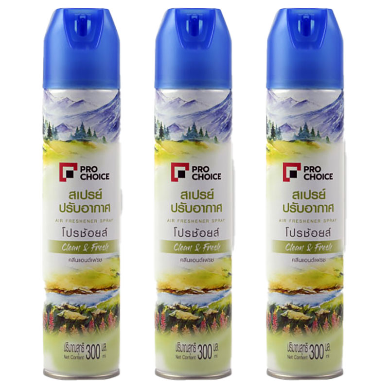 PRO CHOICE Spray Clean&Fresh 300 ml x 3+1 | Makro PRO