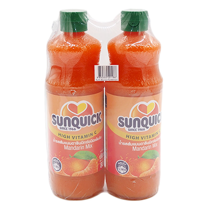SUNQUICK Mandarin Orange 800 ml x 2 | Makro PRO