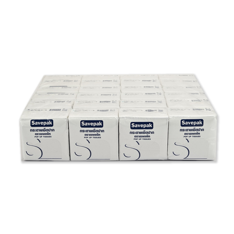 SAVEPAK Pop-Up Tissues 200 sheets x 24 | Makro PRO