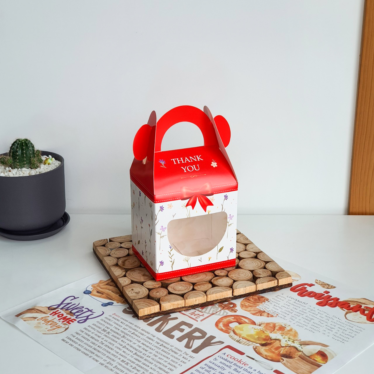 Goodboxpack Bakery Box 8.5 x 9.5 x 13 cm per pack of 20 pieces | Makro PRO