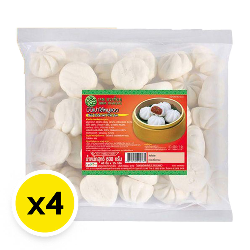 JD มินิเปาไส้หมูแดง 40 ชิ้น X 4 | Makro PRO