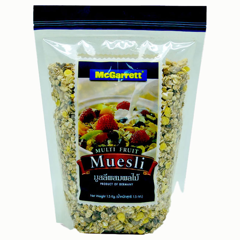MCGARRETT Cereal Muesli Multi Fruits 1.5 kg | Makro PRO