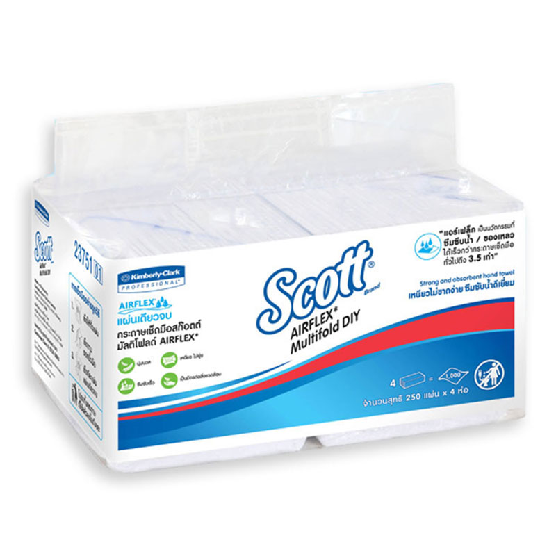 SCOTT Multi-Fold Hand Towels 250 sheets 4 pcs | Makro PRO