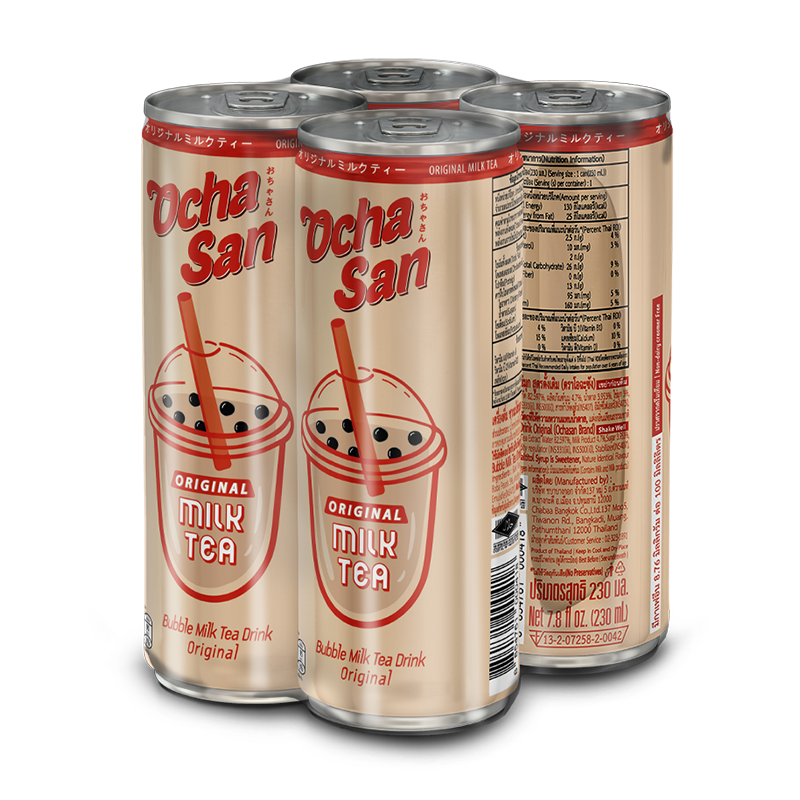 OCHASAN Bubble Milk Tea Original 230 ml x 4 | Makro PRO