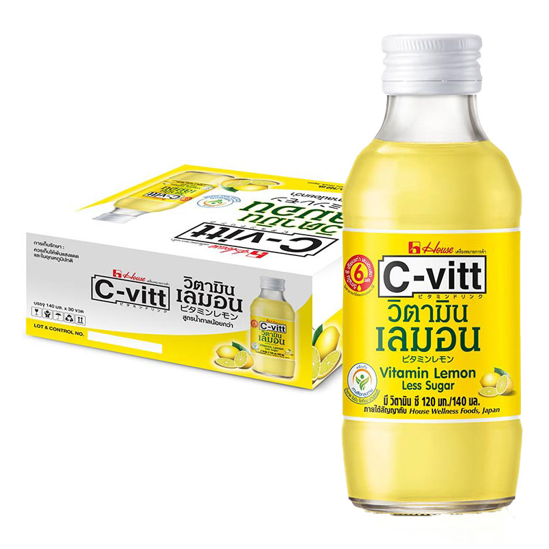 C-VITT Vitamin C Drink Lemon 140 ml x 30 | Makro PRO