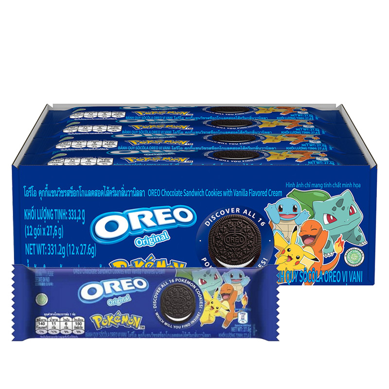 OREO Sandwich Cookies with Vanilla Flavored Cream 27.6 g x 12 | Makro PRO
