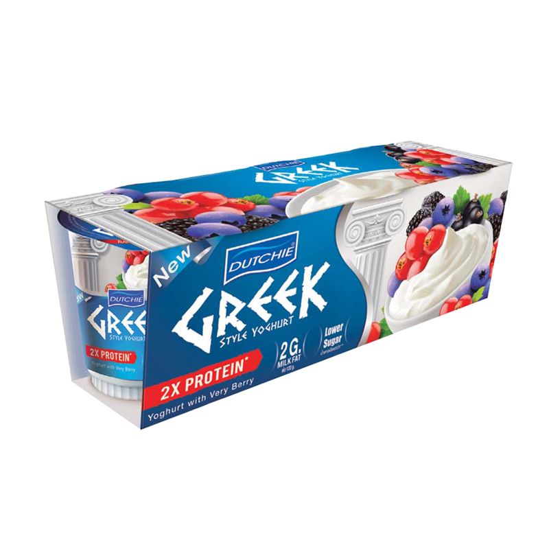 DUTCHIE Greek Style Yoghurt Very Berry 120 g x 3 | Makro PRO