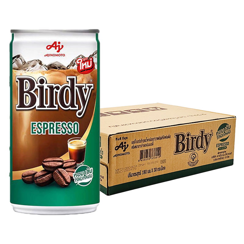 BIRDY Ready to Drink Coffee Espresso 180 ml x 30 | Makro PRO