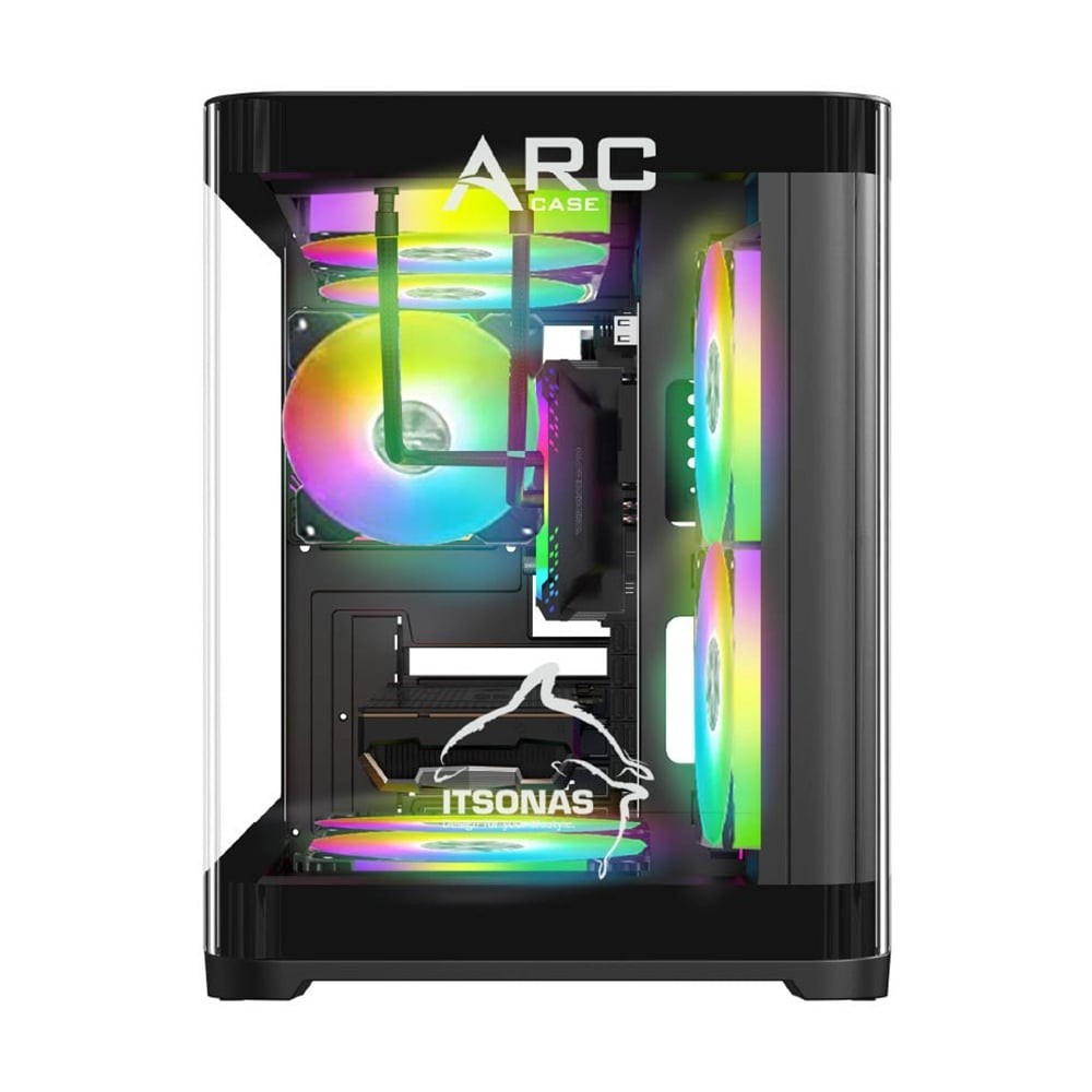 ITSONAS mATX CASE (NP) ARC ARGB BLACK - A0164084 | Makro PRO