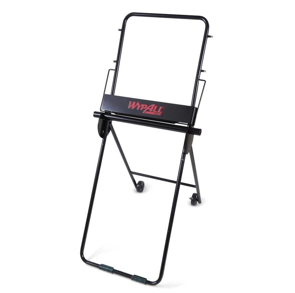 WYPALL Floor Mount Steel Jumbo Roll Wiper Dispenser Black (43.7 x 67.3 ...