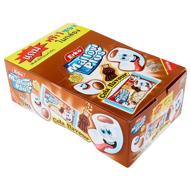 ERKO Marshmallow Plus Cola flavor 16 g 12 pcs | Makro PRO