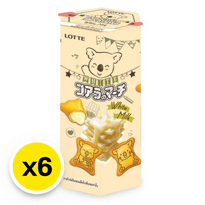 KOALA'S MARCH White Milk Cream and Cheese Biscuit 33 g x 6 | Makro PRO