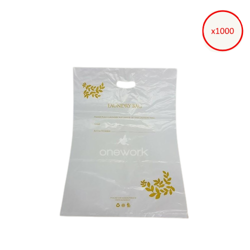 วันเวิร์ค [ขายส่ง] ถุงพลาสติกซักรีด (ยกลัง 1,000 ชิ้น) Onework Laundry Bag (Carton 1,000 pcs ...