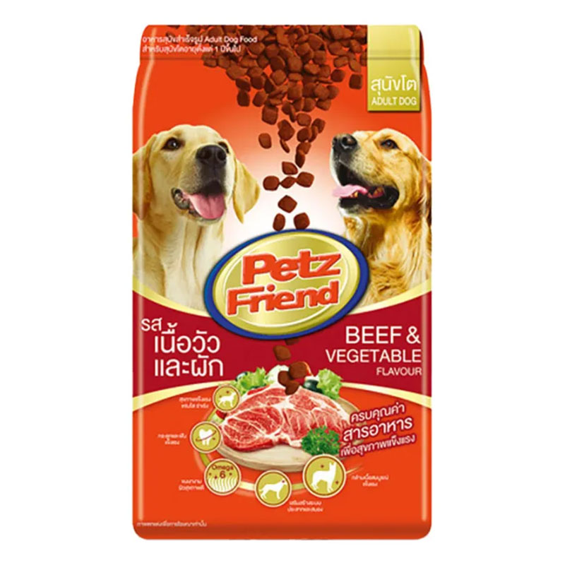 PETZ FRIEND Adult Dog Food Beef & Vegetable Flavour 3 kg | Makro PRO