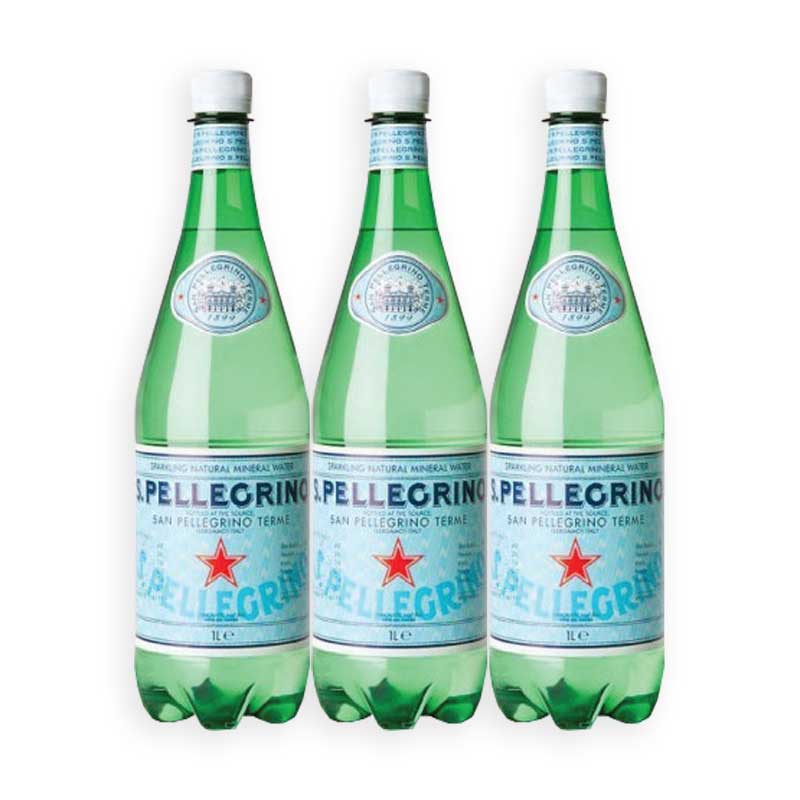 SAN PELLEGRINO Sparkling Natural Mineral Water 1 l x 3 | Makro PRO