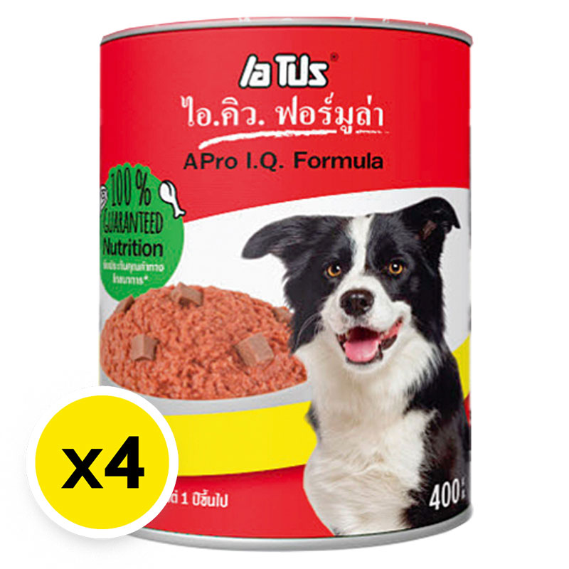 A-PRO I.Q. Formula Canned Dog Food Beef 400 g x 4 | Makro PRO