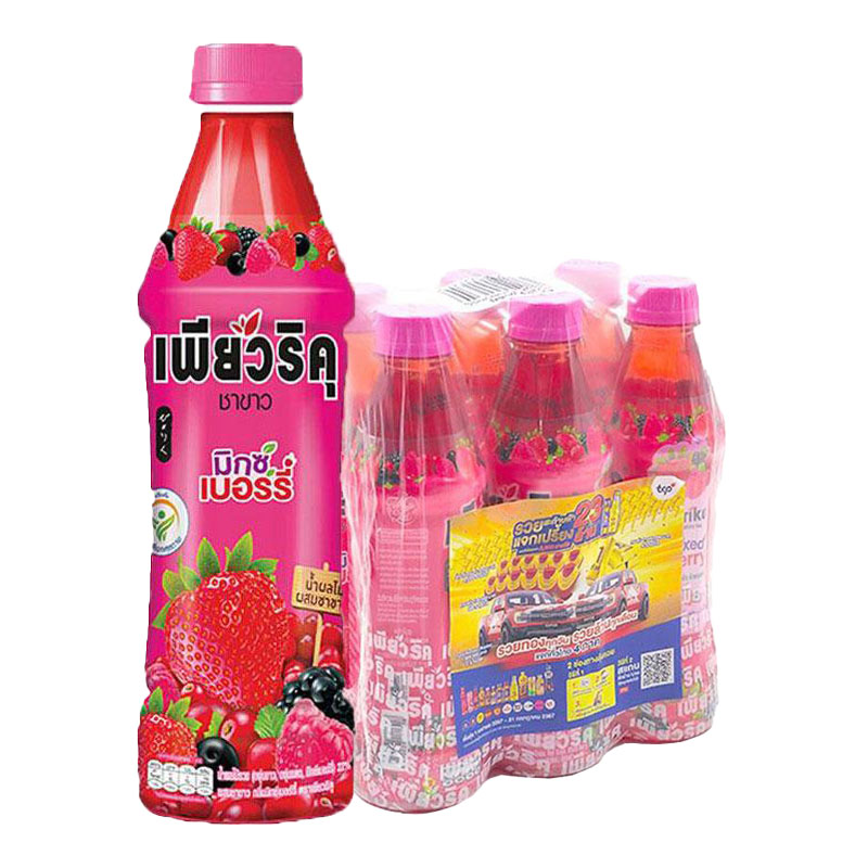 PURIKU White Tea Drink Mixed Berry 350 ml x 6 | Makro PRO