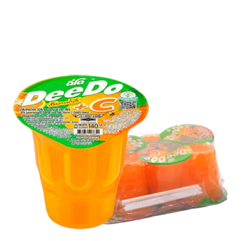 DEEDO Sai Nam Phueng Orange Juice 100% 140 ml x 6 | Makro PRO