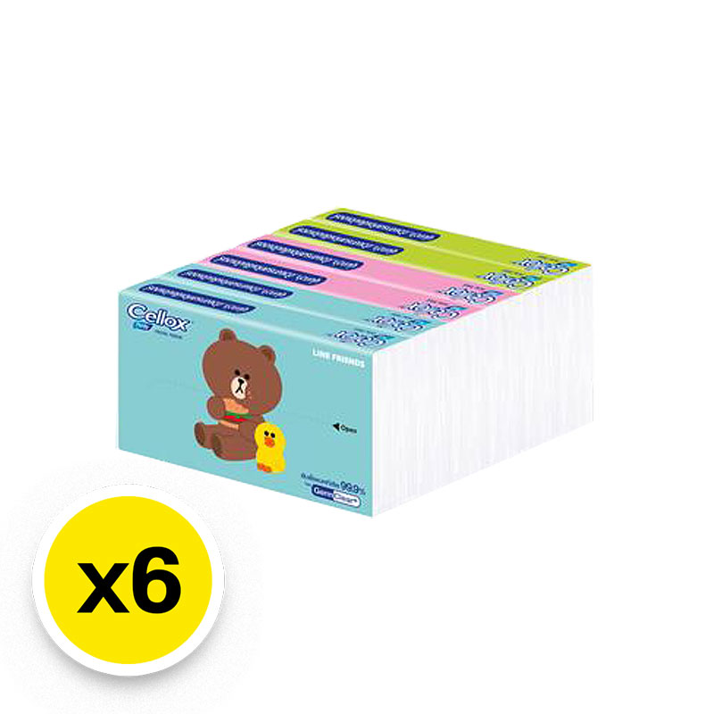 CELLOX Purify Pocket Pack Facial Tissue 6 pcs x 6 | Makro PRO