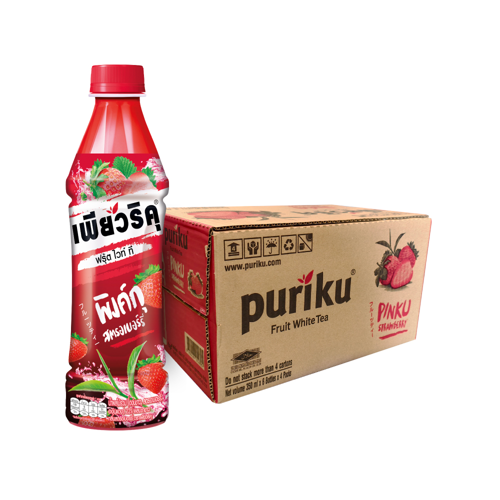 PURIKU Pinku Strawberry 350 ml x 24 | Makro PRO