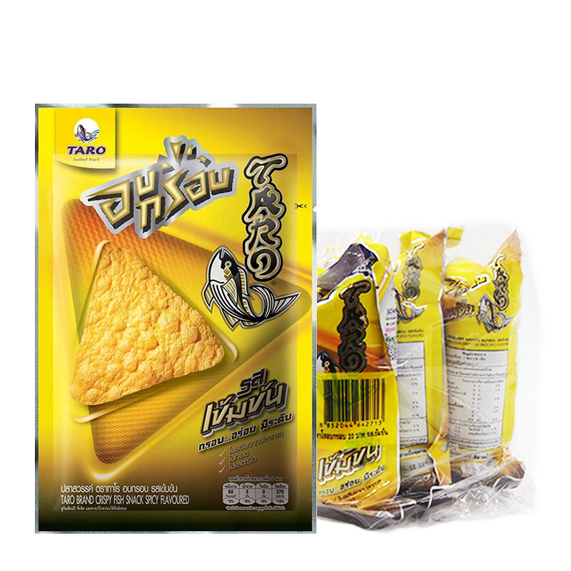 TARO Crispy Fish Snack Spicy Flavored 18 g x 3 | Makro PRO