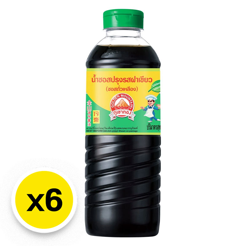 GOLDEN MOUNTAIN Seasoning Sauce Green Cap 500 ml x 6 | Makro PRO