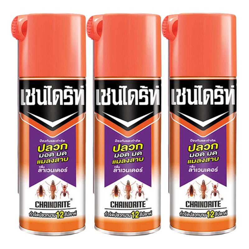 CHAINDRITE 7 Spray Termite Lavender 450 ml x 3 | Makro PRO