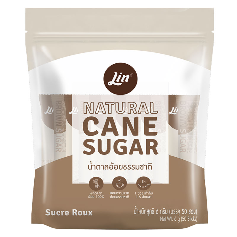 LIN Natural Cane Sugar 6 g 50 sachets | Makro PRO