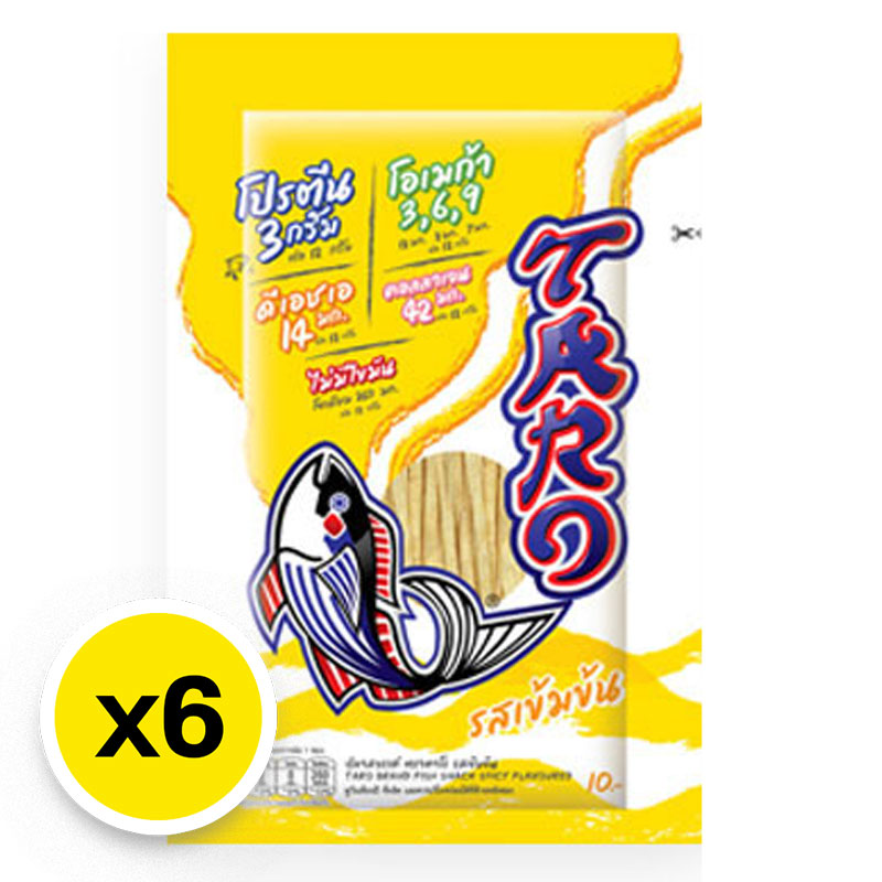TARO Fish Snack Spicy 10 g x 6 | Makro PRO