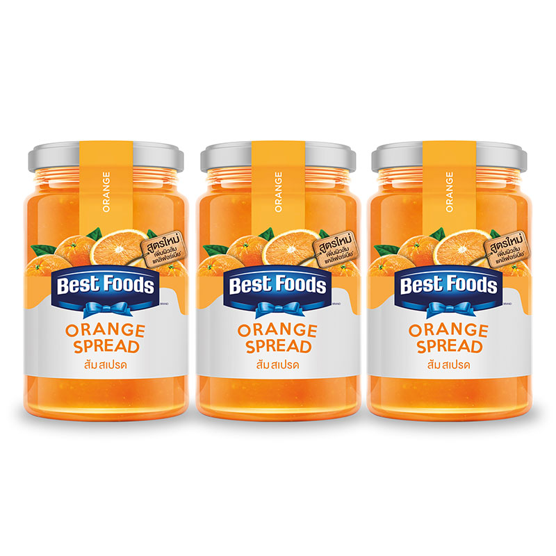 เบสท์ฟู้ดส์ แยมรสส้ม 340กX3 | Makro PRO