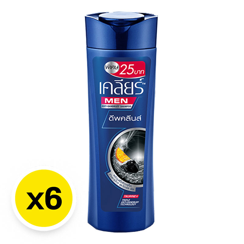 CLEAR Anti-Dandruff Deep Clean Shampoo 60 ml x 6 | Makro PRO