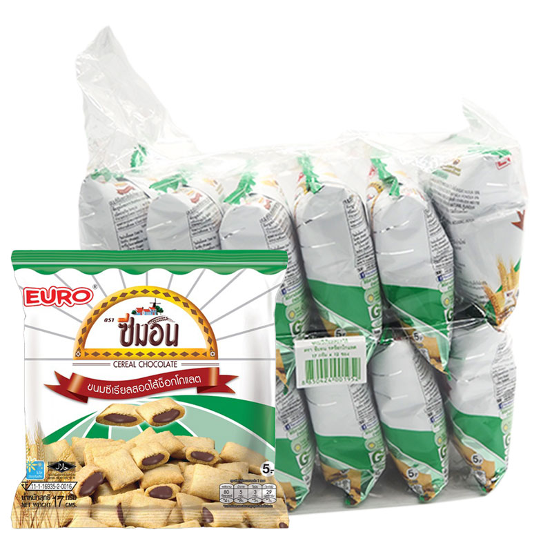 ซีมอน ซีเรียล ไส้ช็อกโกแลต 17 ก X 12 Makro Pro