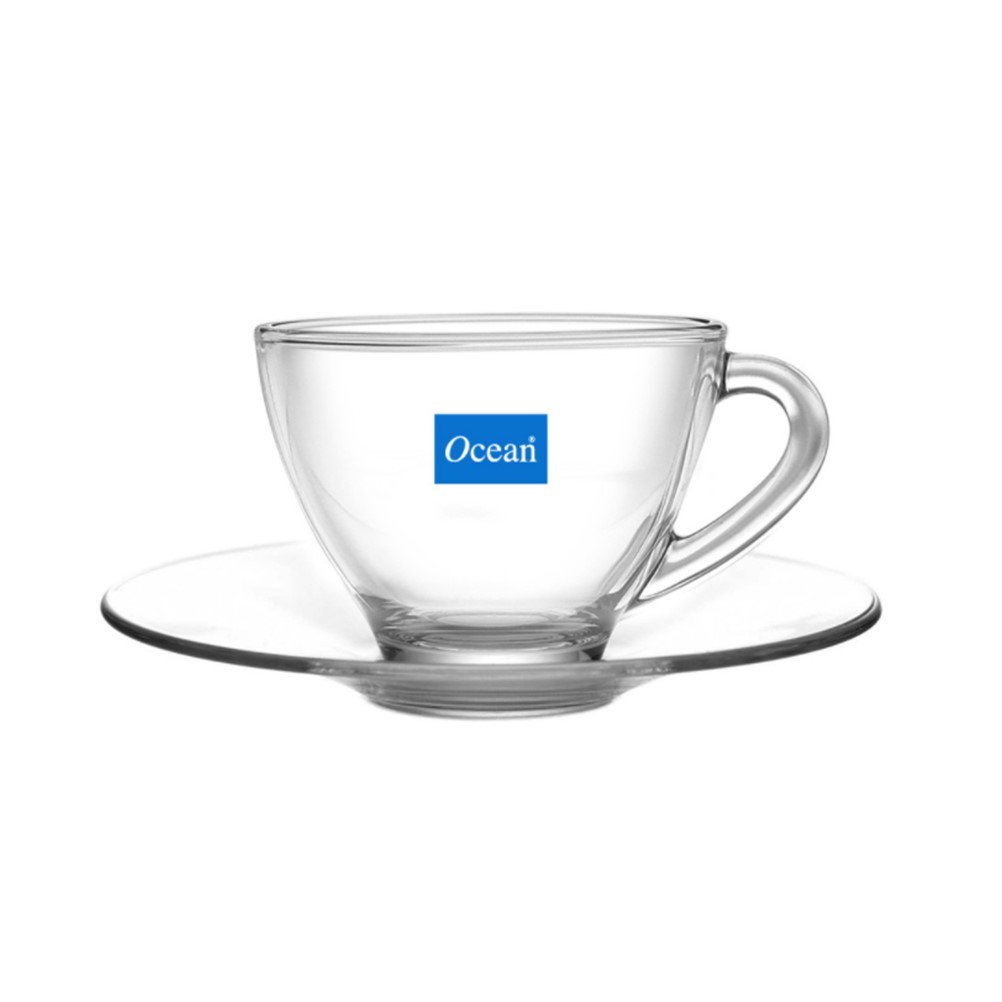 OCEAN แก้วชา COSMO TEA CUP,200 ML. & COSMO TEA SAUCER,6 (Set 2) | Makro PRO