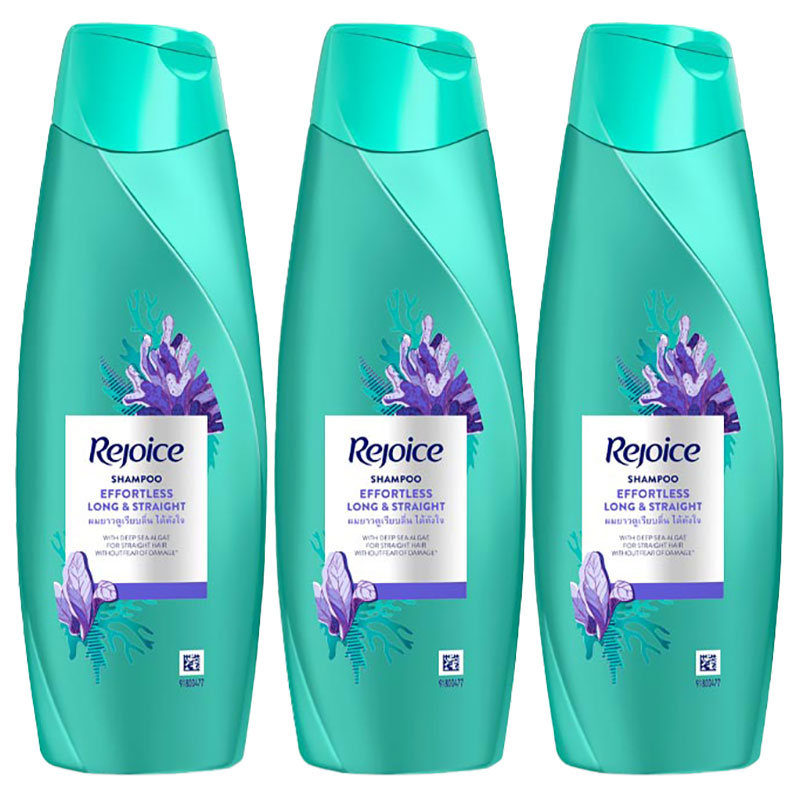 REJOICE Shampoo Long & Straight 140 ml x 3 | Makro PRO