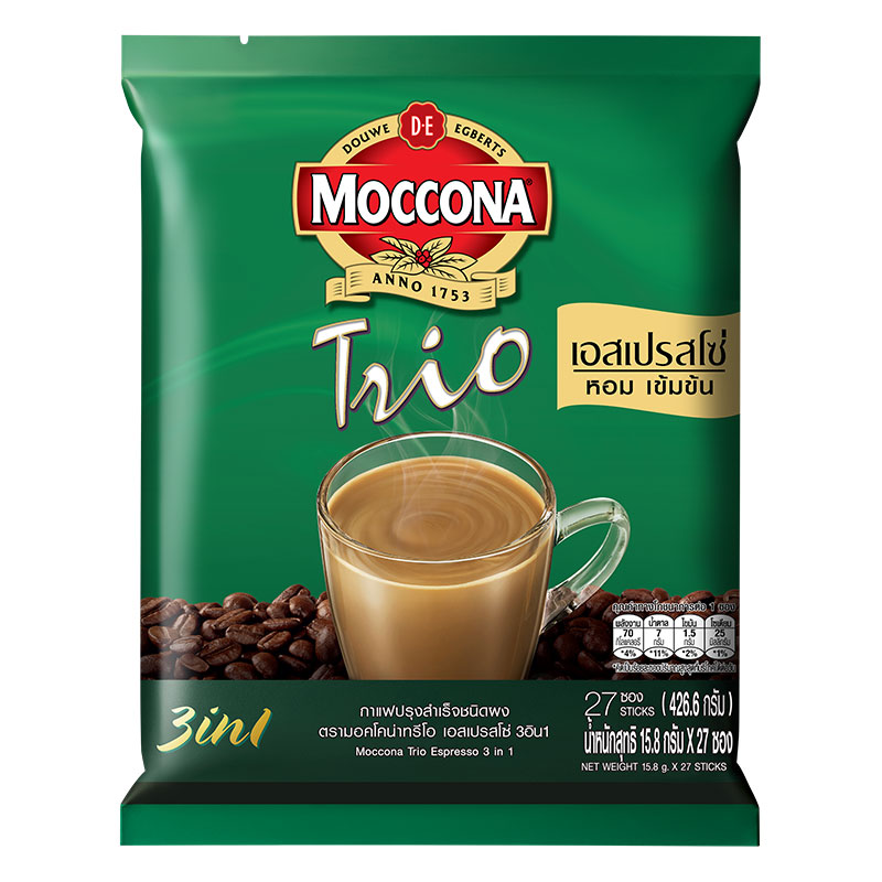 MOCCONA Instant Coffee 3in1 Trio Espresso 15.8 g 27 pcs | Makro PRO