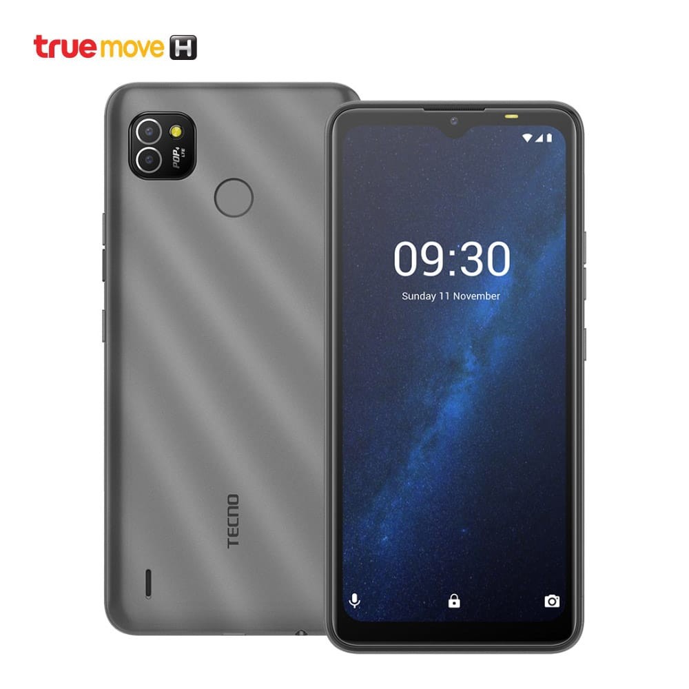 TECNO POP4 LTE-Gray รับฟรี! ซิมเทพทรู เน็ตไม่อั้น 2MB นาน 3 เดือน ...
