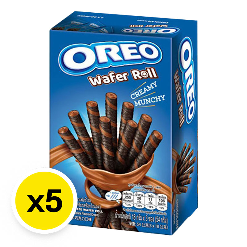 OREO Chocolate Wafer Roll 54 g x 5 | Makro PRO