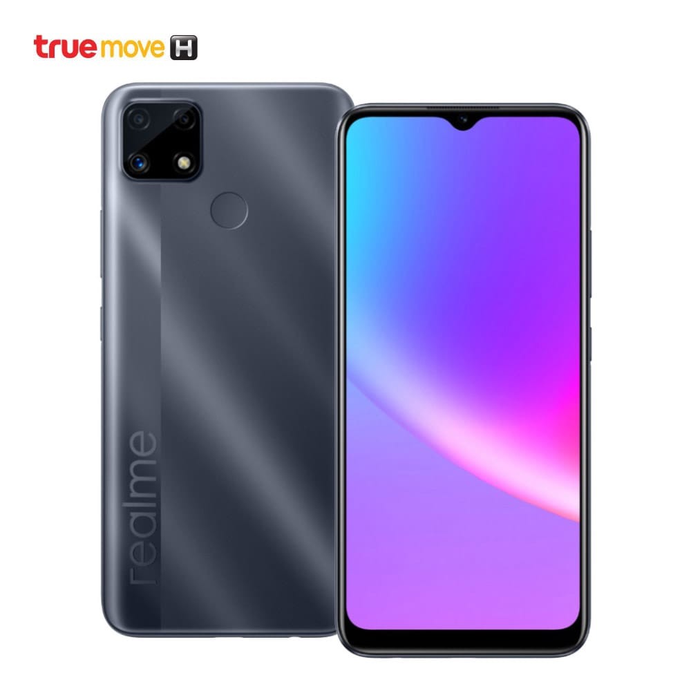 Realme C25 (รองรับเฉพาะเครือข่าย TrueMove H) Water Grayแถมฟรี!! ซิมเน็ต ...