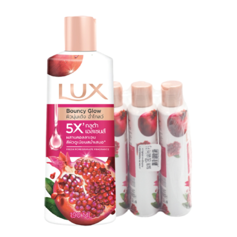 LUX Shower Cream Pomegranate 190 ml x 3 | Makro PRO