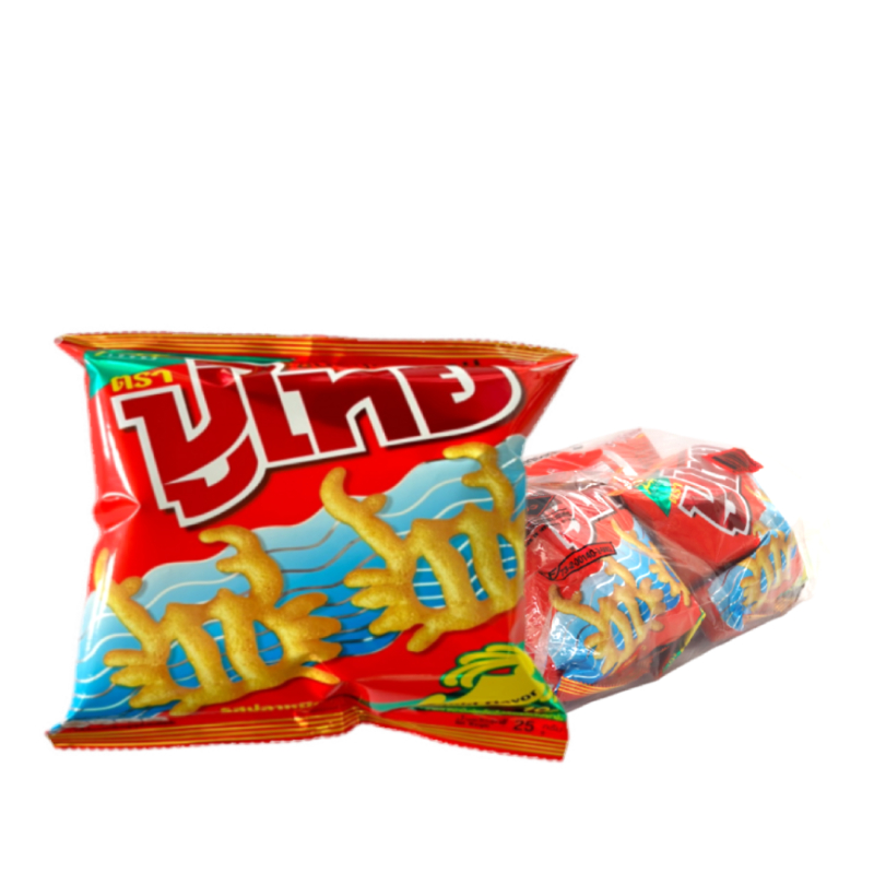 PU THAI Crispy Snack Squid Flavor 25 g x 6 | Makro PRO