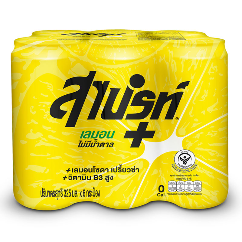 SPRITE Lemon Plus Zero Sugar 325 ml x 6 | Makro PRO