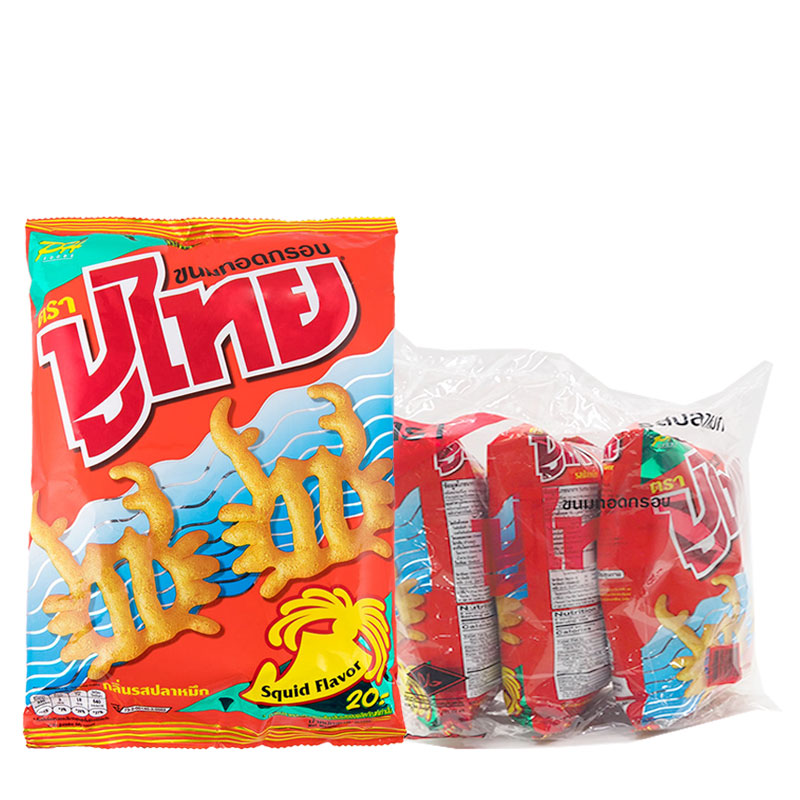 PU THAI Crispy Snack Squid Flavour 55 g x 3 | Makro PRO