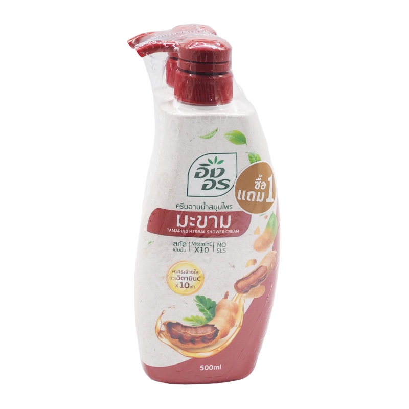 INGON Herbal Tamarind Shower Cream 500 ml x 1+1 | Makro PRO